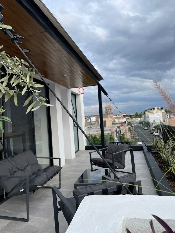 Downtown House+rooftop+sleeps 10+self Check In - Aguascalientes