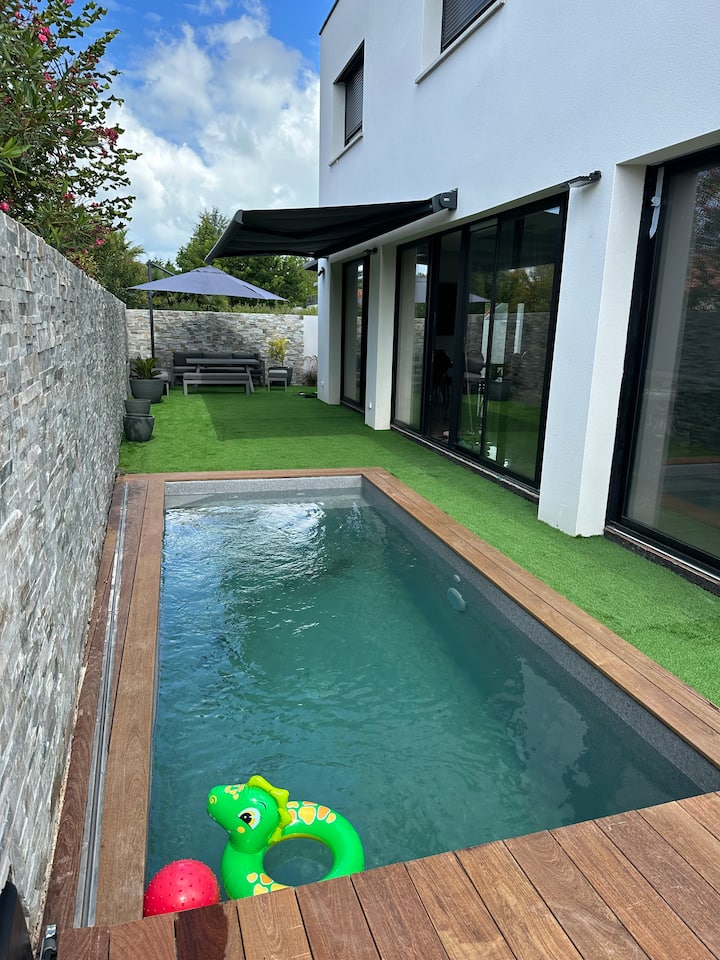 Spacieuse Maison Avec Piscine Chauffée - Bayonne