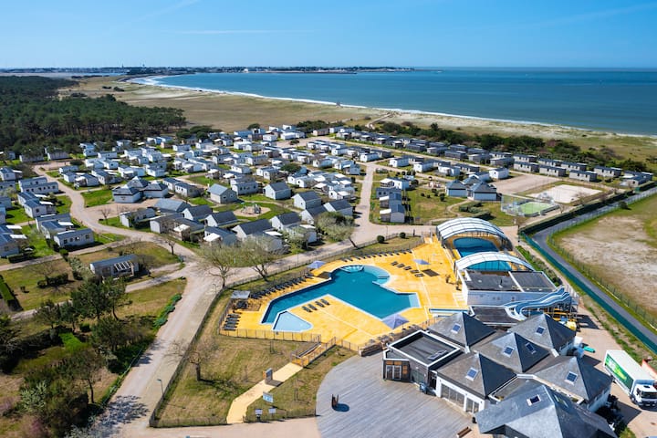 Camping 4* Piscines & Plage - 3 Chambres 2 Sdb - Mesquer
