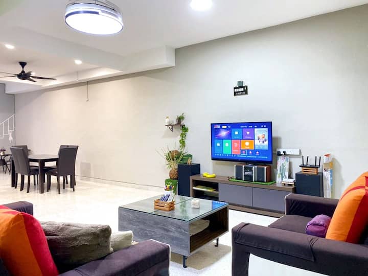 Modern Cozy Sweet House 4 Room 10pax@alma Bm - Batu Kawan