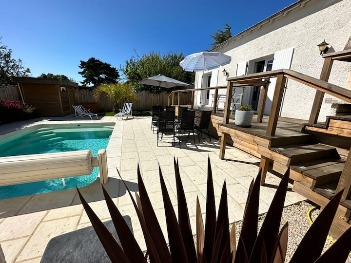 Maison Familiale Avec Piscine, Mer à 600m - Royan