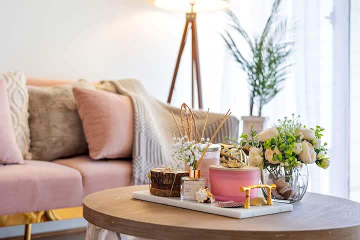 15thflr Aesthetic Lovely & Bright Cozy Studio - Honolulu