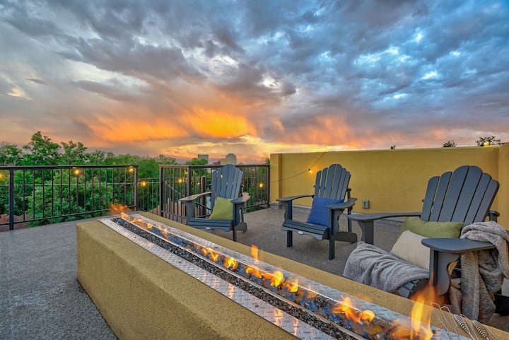 Rooftop Patio W/ Mtn & City View I Modern - Manitou Springs, CO