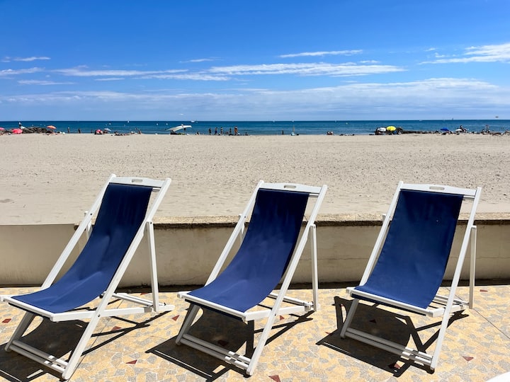 Maison Sur La Plage Front De Mer - La Grande-Motte