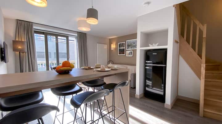 Duplex Familial Avec Balcon - En Centre Ville - Les Houches