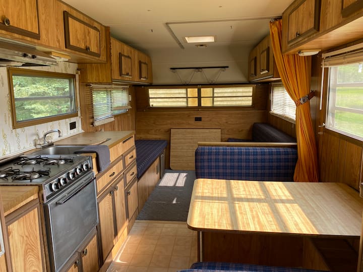 Vintage Camper Out In Nature - Door County, WI
