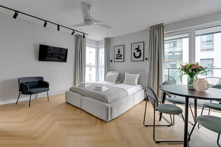 Minimalist Studio Apartment Gdańsk Old Town - Danzig