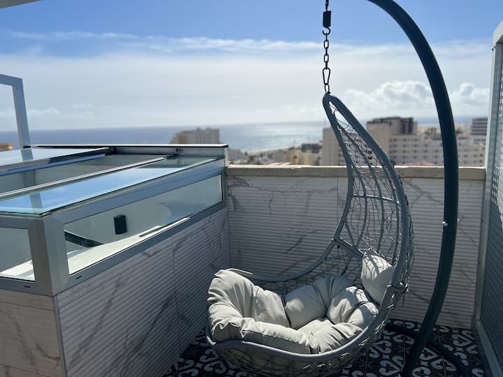 Sensational Penthouse With Ocean View By The Beach - Playa del Inglés