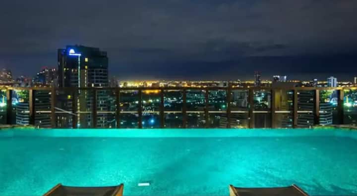 Spacious 2br Chit Lom• Siam/erawan • Pool • Wifi - Bangkok