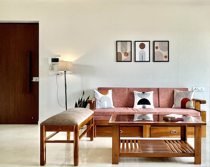 Boho Bliss~sea View+free Parking & Fast Wi-fi - Mumbai