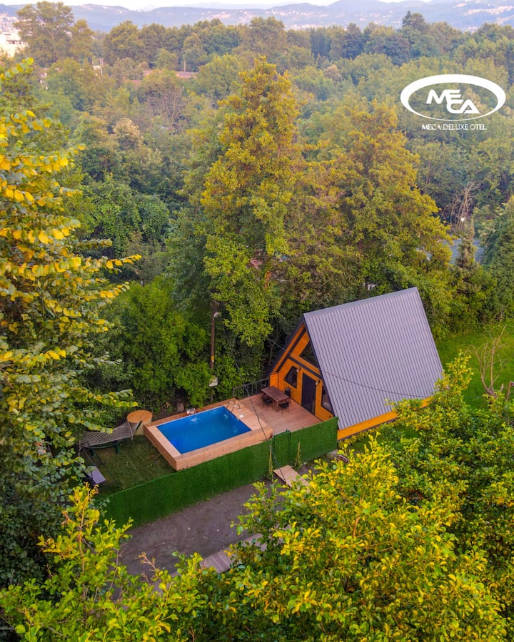 Sıcak Havuzlu Jakuzili  Bungalov - Sapanca