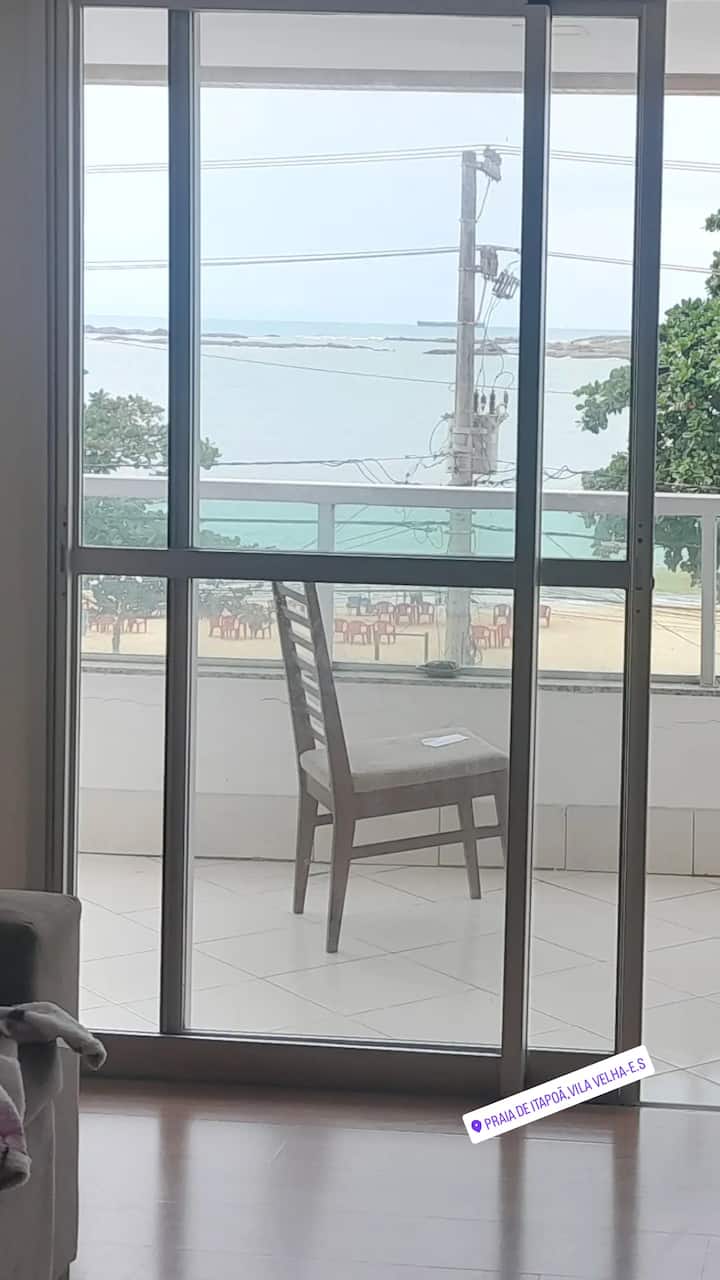 De Frente Ao Mar, A 20 Metros , 2 Quartos C Suite. - Vila Velha