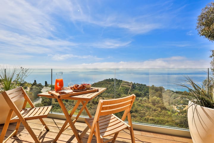 T2 Avec Vue Mer Panoramique - Rayol-Canadel-sur-Mer