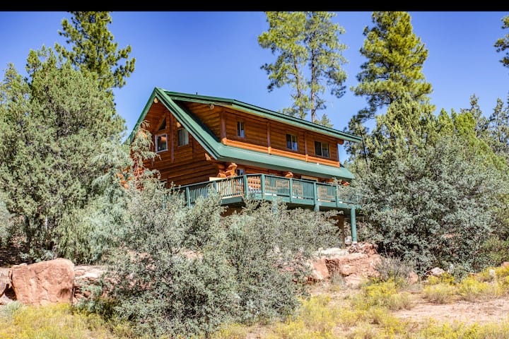 New Build Modern Log Cabin W/wifi On 1.6 Acres - Pine, AZ
