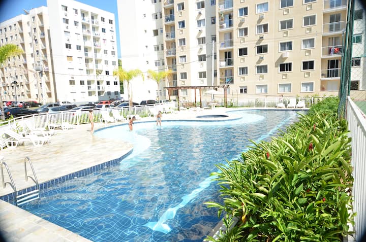 Segurança 24h, Piscina, Wi-fi 350mb, Ar Cond. - Rio de Janeiro