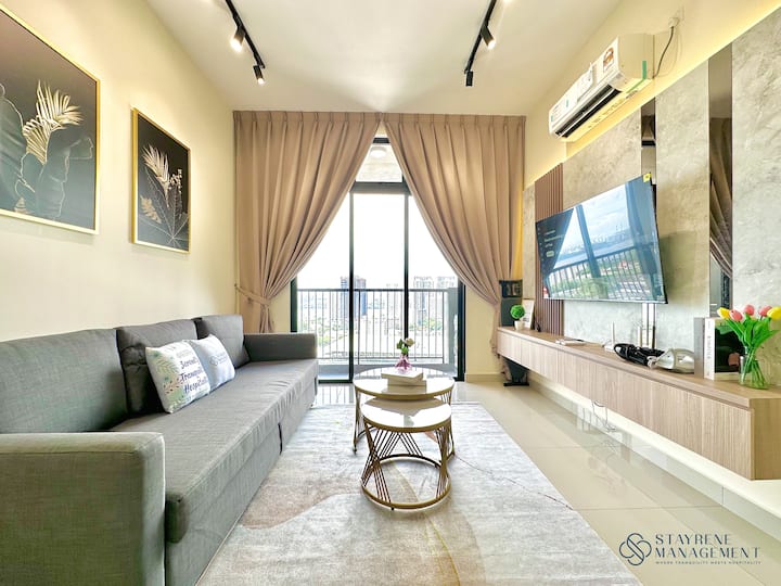 Twin Tower·3br Dual Key 9pax Johor Bahru/near Ciq - Woodlands