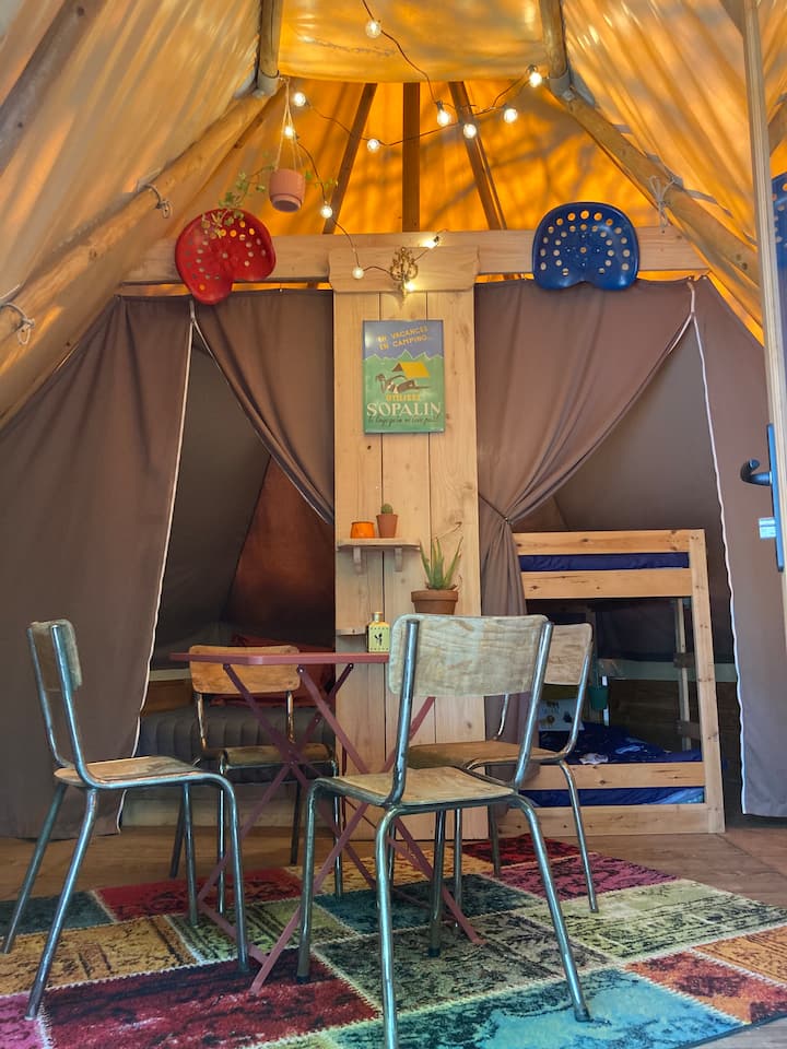 Tipi Cabane Avec Petit Déjeuner Proche Pornic - Loire-Atlantique
