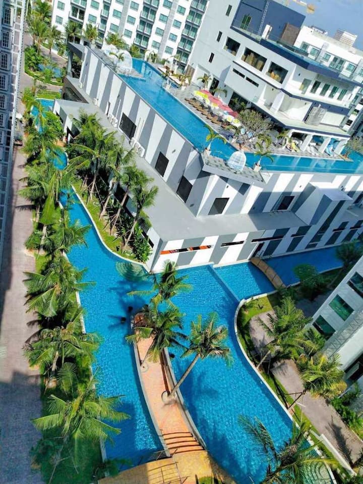芭提雅市中心/Arcadia水系公寓/闹中取静 - Pattaya