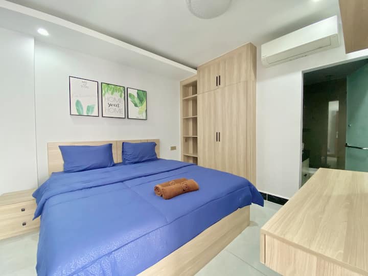C51-cozy Room W/ Shared Kitchen Near Aeon Mall - Phnom Penh