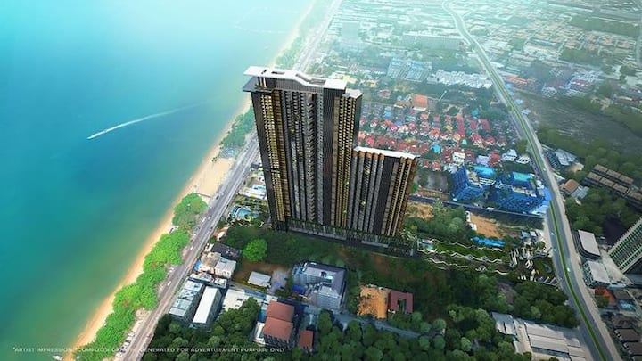 Copacabana I Beach Front Jomtien L Monthstay - Pattaya City