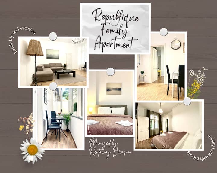 Republique Family Apartment - Brașov, Rumanía