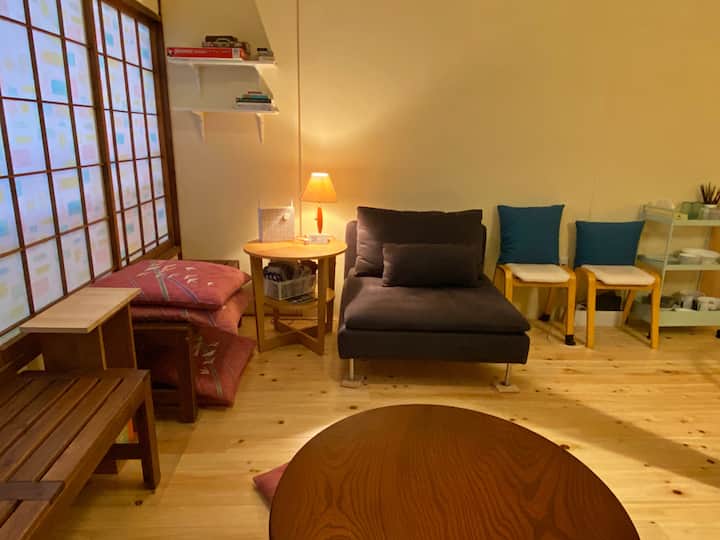 ゲストハウス今市 Room1 (Bedx2) 共用キッチン、リビングあり - Nikko