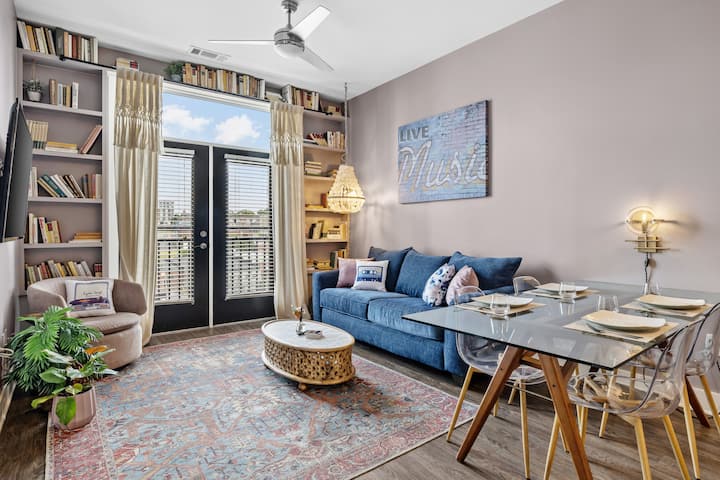 Modern 1br Near Broadway W/ Gym Access - Belmont University, Nashville