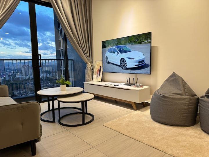 Subang Airport|pj|d'sara|oasis 2br|8pax Sky Suite - Petaling Jaya