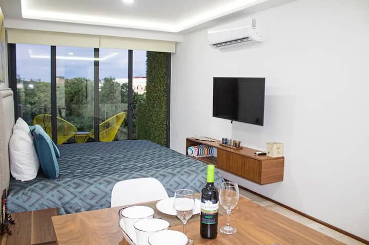 Ocean View Studio Near Beach - Playa del Carmen