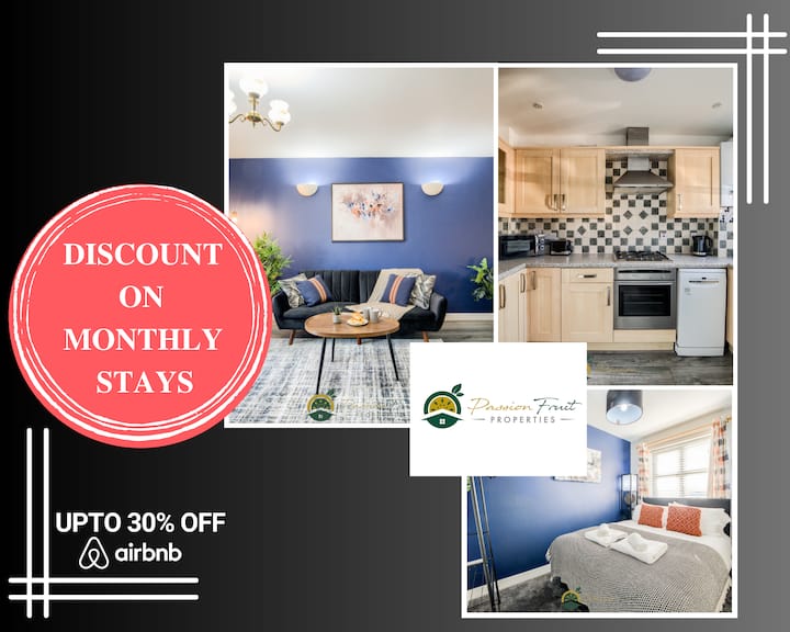 3br House W/ Garden - Unli Wi-fi And Parking - Osb - Nuneaton