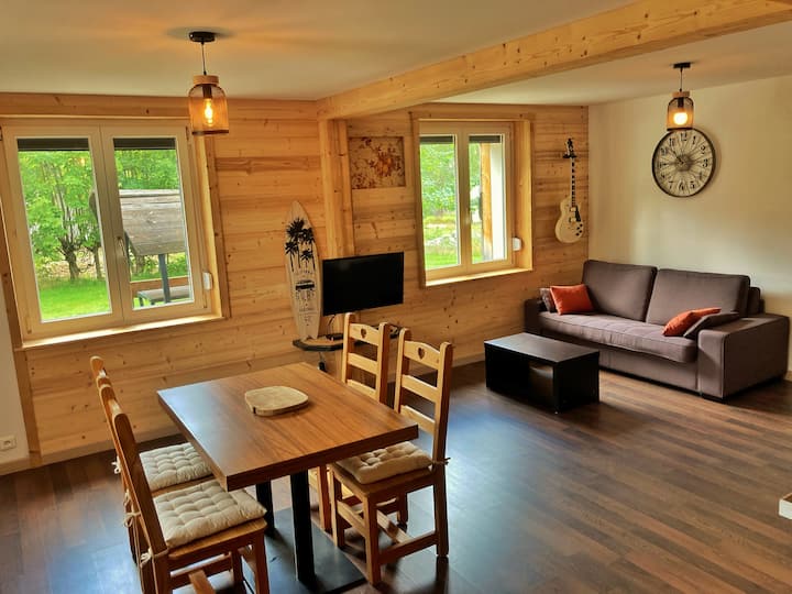 Apt Cosy Avec Jardin Et Barbecue - Gérardmer