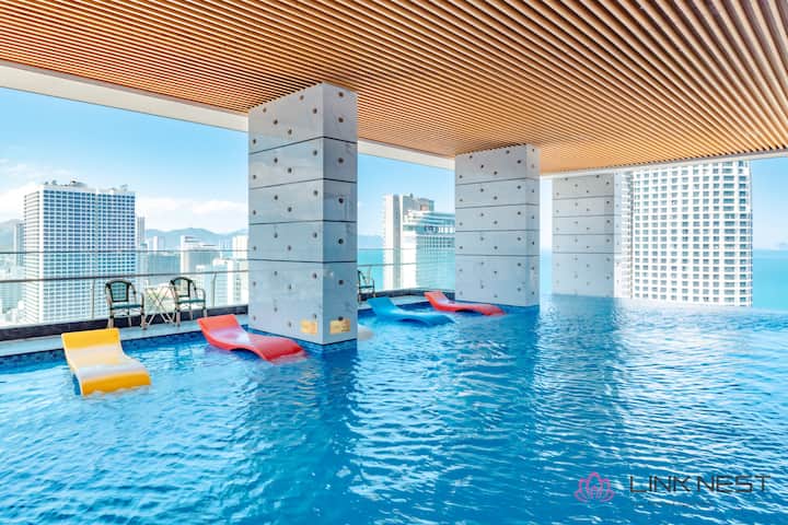 Ocean View Apartment With 2 Br & Balcony & Pool - ベトナム