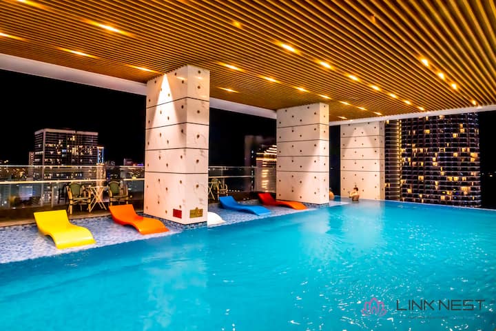 Virgo Hotel Apt • 2br • Side Sea View • Free Pool - Nha Trang