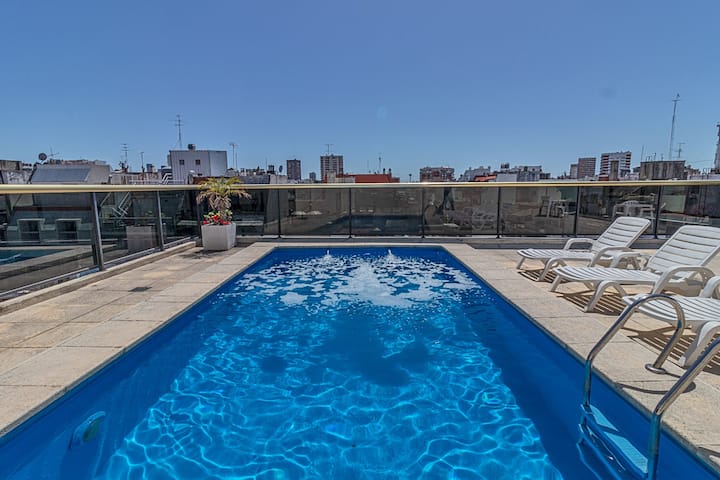Comfy Studio In Recoleta With Pool & Gym - Recoleta
