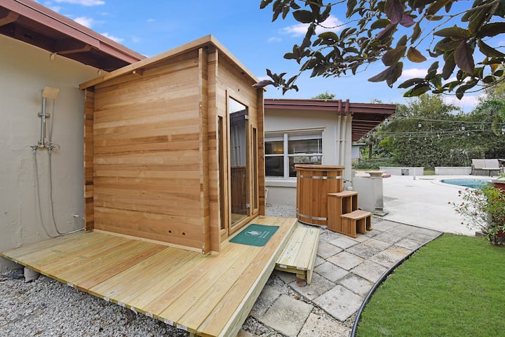 Sauna House W/ Coldplunge And Heated Pool - Boynton Beach, FL