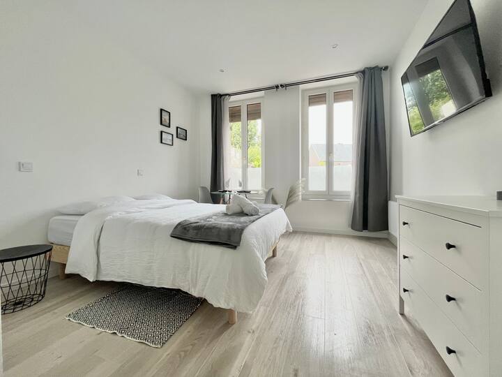 *Onyx D'opale* Appartement éLégant Proche Gare - Calais