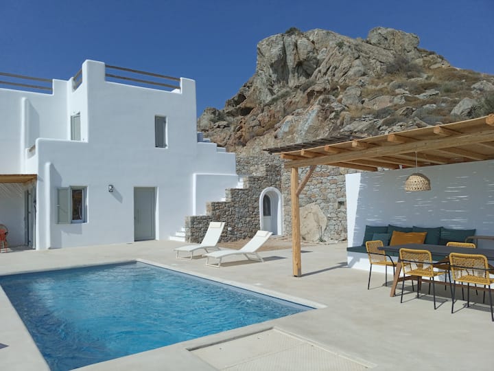 Villa Theros 6 Personnes, Vue Panoramique - Naxos