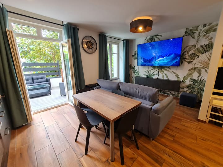 2 Pièces, Terrasse, Spa Balnéo, Nancy Thermal - Nancy