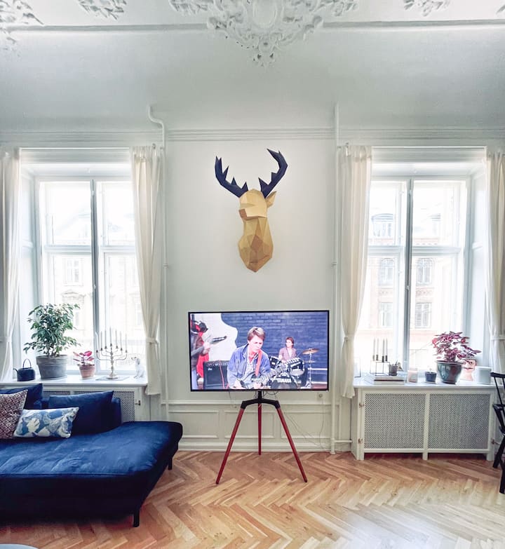 Stylish Classic Apartment Ideal For Big Families - Copenhagen