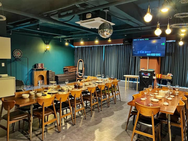 903호 천안 무인파티룸 불당동 단체노래방 바베큐 흥파티테라스 - 온양5동