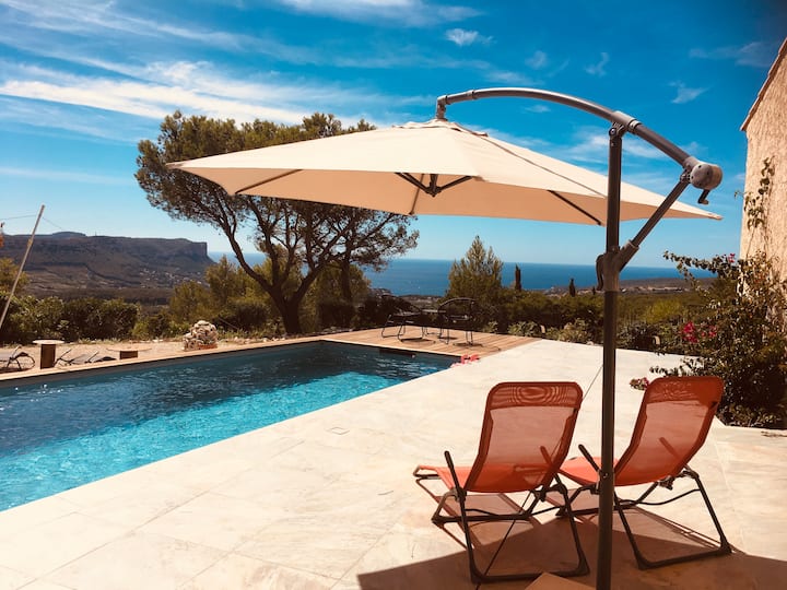Superbe Villa, Piscine Vue Mer - Carnoux-en-Provence