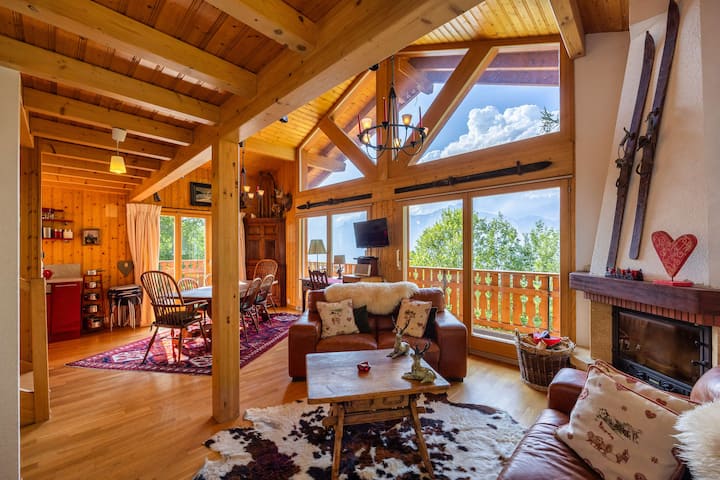 Chalet J'aesops Pour 8 Personnes Haute-nendaz - Verbier