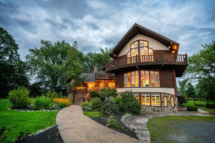 Shawangunk Chalet Surrounded By Vineyards - Minnewaska State Park Preserve, Kerhonkson