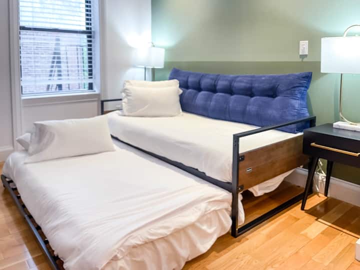 (Cl5) Roof Deck, 2twins, Cozy, Comfy, Location! - Jamaica Plain - Boston