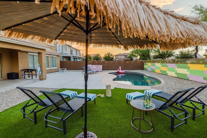 "Rancho Retreat" Stylish Az Getaway! - Heated Pool - Queen Creek, AZ