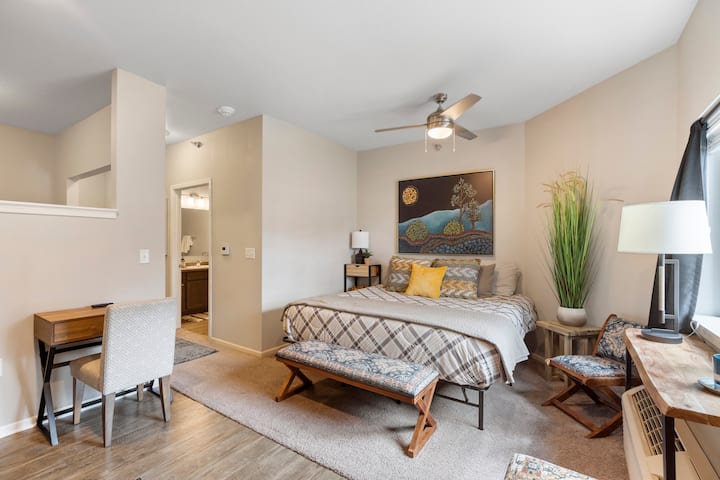 Blissful Eclectic Studio W/amenities - West Des Moines, IA