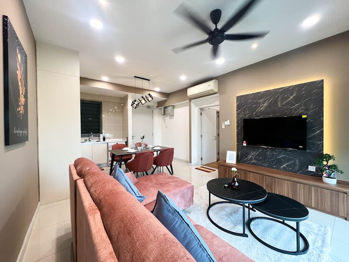 Iskandar Residence. Waves Suite @2pax By Rr Jbcity - Riau Islands