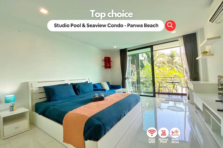 Charming Studio Suite With Pool And Scenic Seaview - Phuket