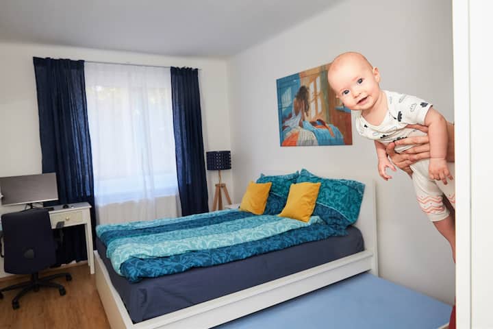 61m2 Apt, 1br&1lr, Subway 3min, Free Parking 3min - Viena