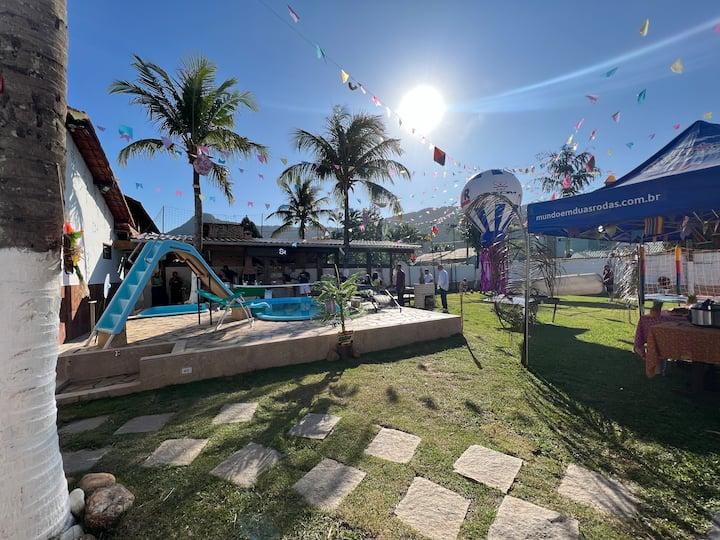 Casa Com Piscina, Churrasqueira, Sinuca E Totó - Niterói